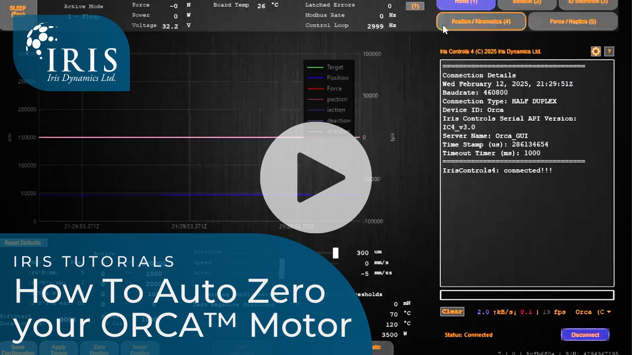 How To: Auto Zero your ORCA™ Motor